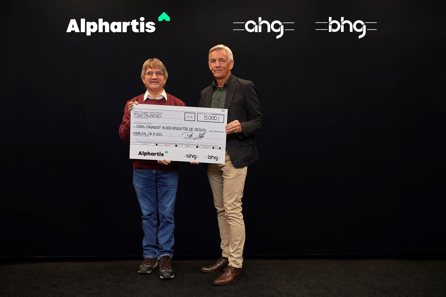 Förderverein erhält 5.000 Euro von Alphartis - Förderverein für ...